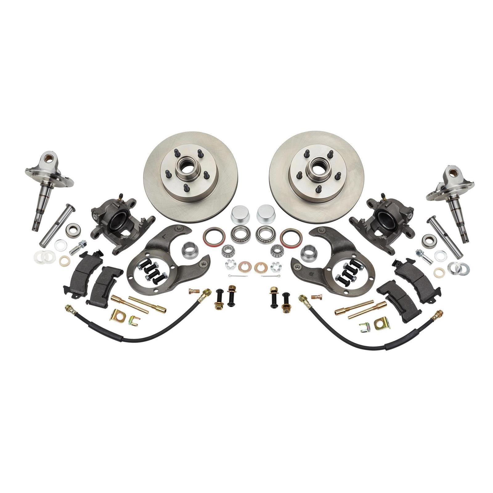 1937-48 Ford Spindle Disc Brake Kit 5 on 4-1/2, Metric, w/Spindle ...