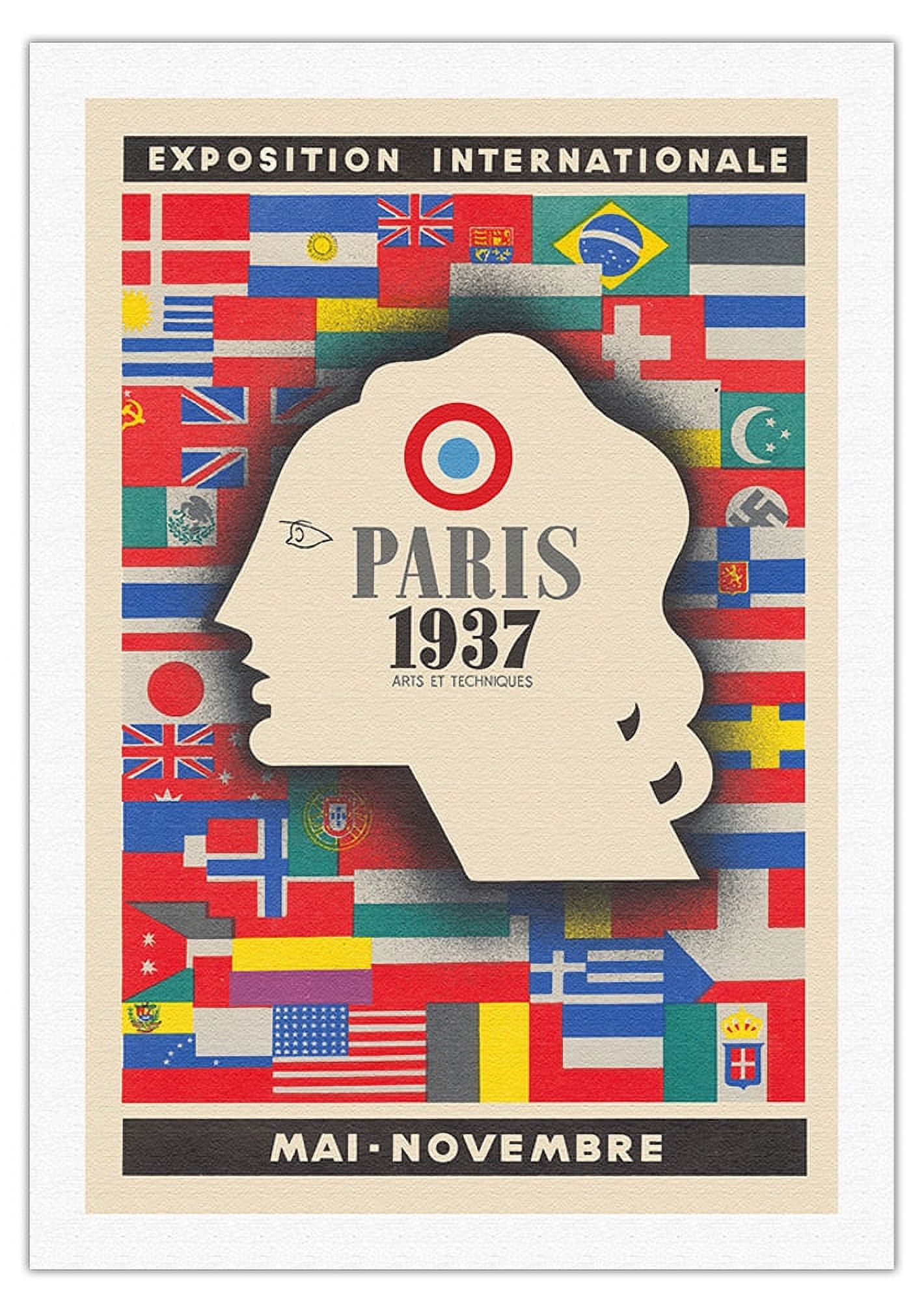 1937 International Exhibition - Paris France - Arts and Techniques ...