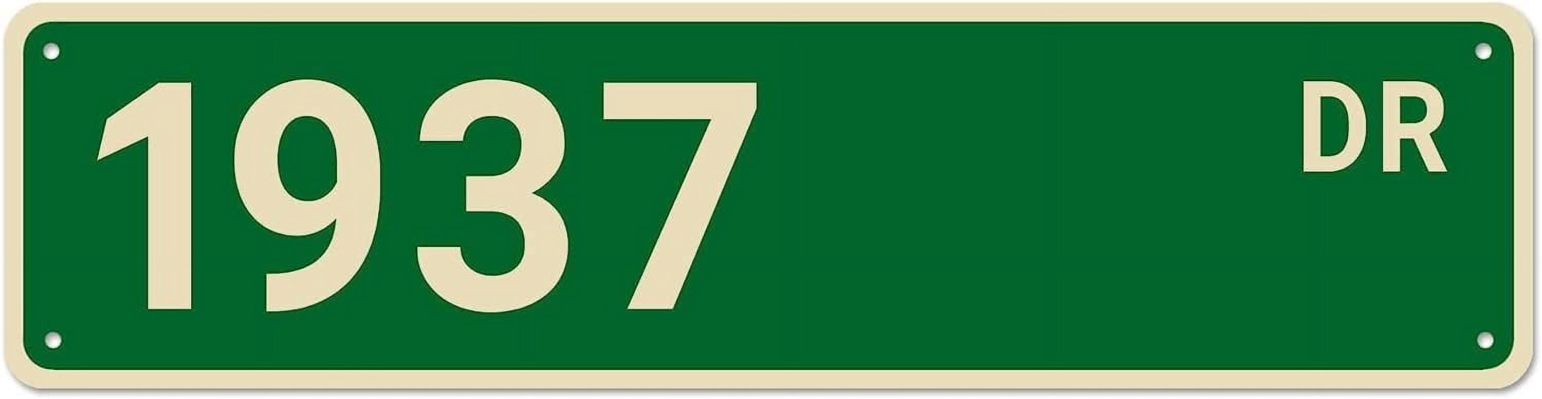 1937 Street Signs, 1937 Decor 1937 Sign Born in 1937 Birthday Gift ...