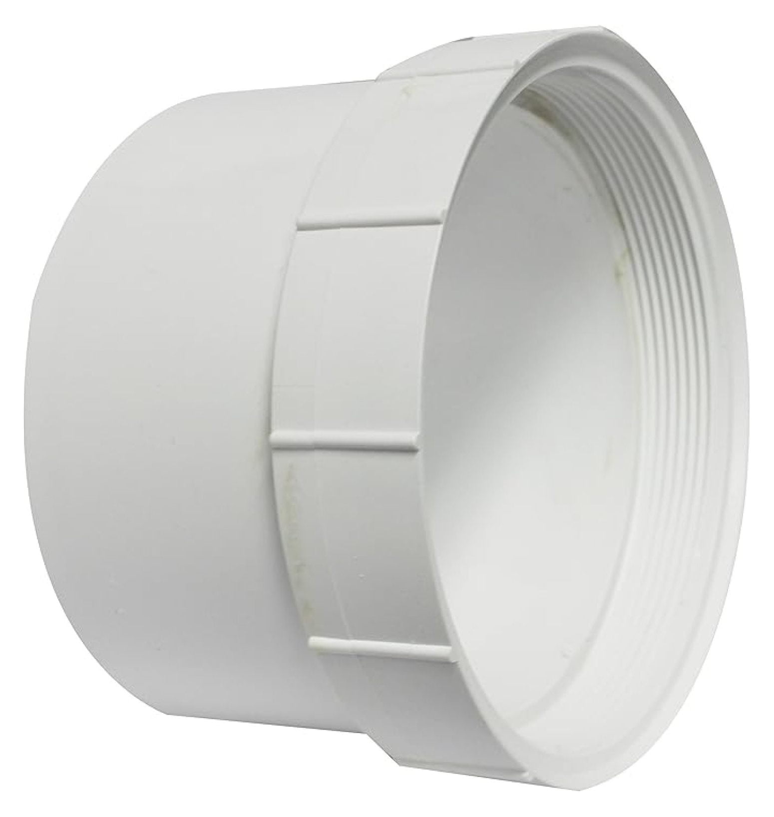 193706S PVC DWV Female Cleanout Adapter, 6-Inch, White - Walmart.com