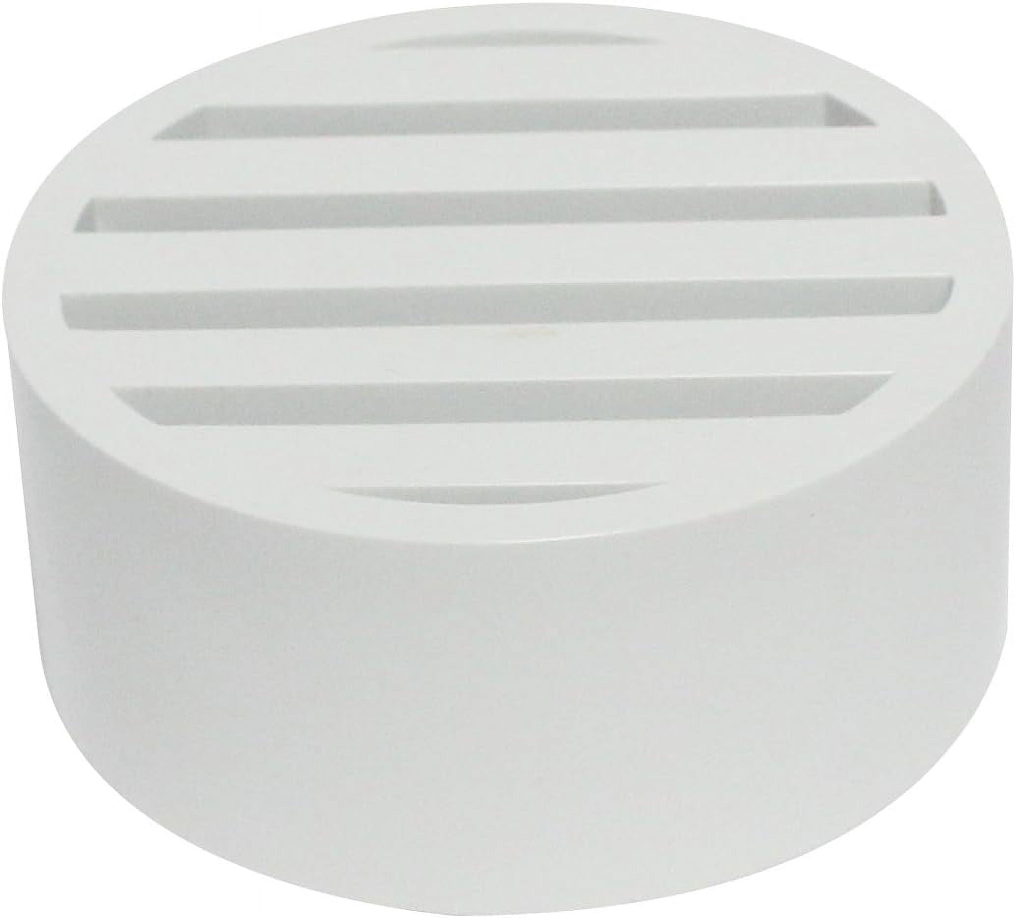 193863 PVC DWV 3 Drain Grate, White - Walmart.com