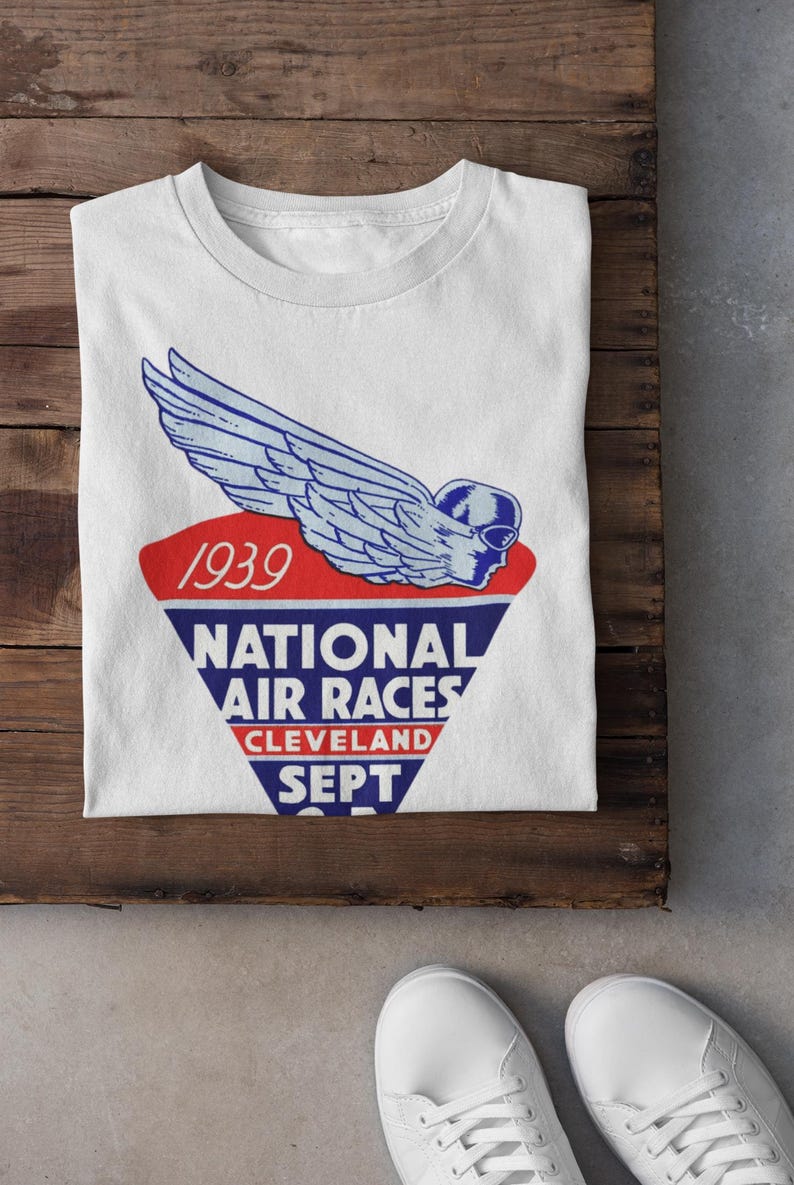 1939 Cleveland T-Shirt, Air Races , Aviation , Aircraft Tee, Airplane ...