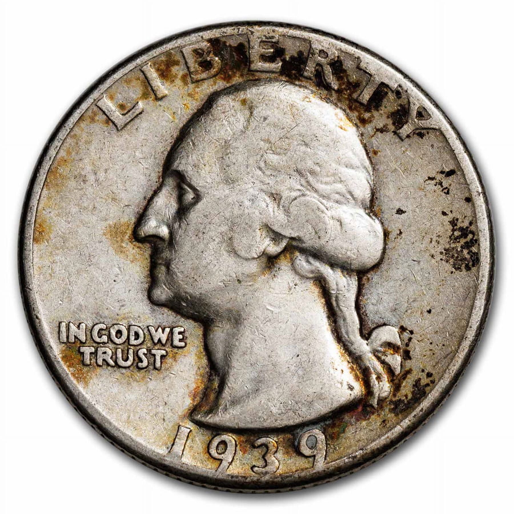 1939-D Washington Quarter XF - Walmart.com