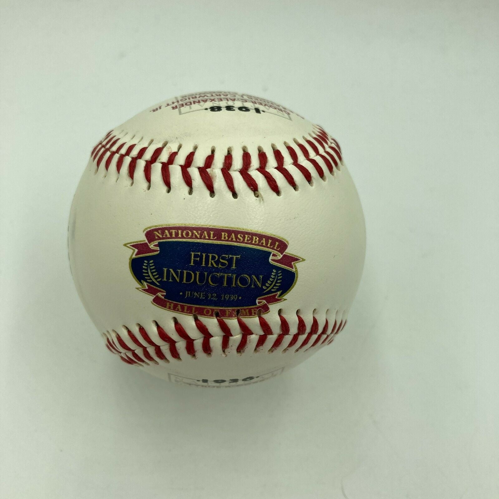 1939 First Hall Of Fame Induction Commemorative Baseball Cooperstown ...