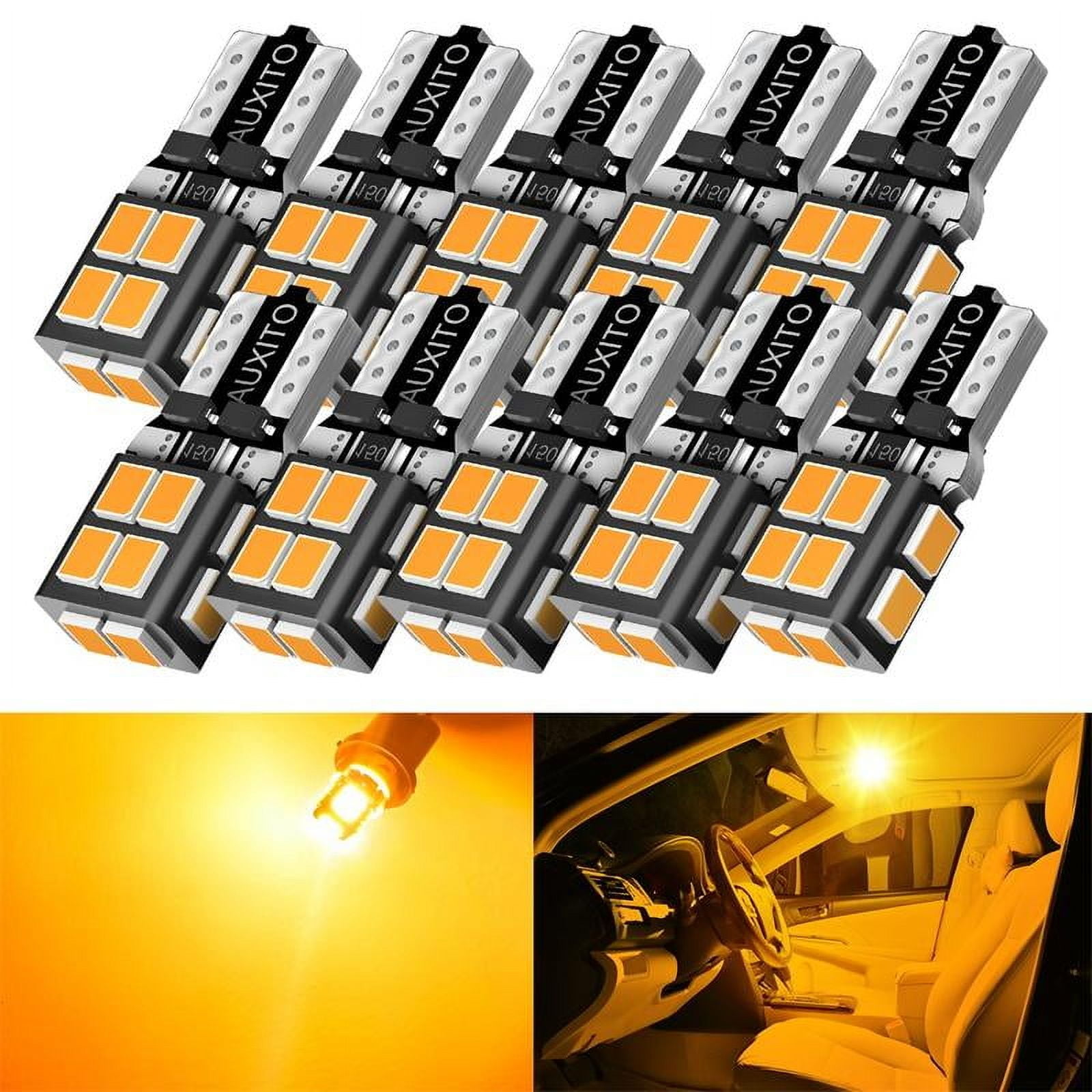 194 LED Bulb 6000K White 168 2825 W5W T10 Wedge 14-SMD Interior Car ...