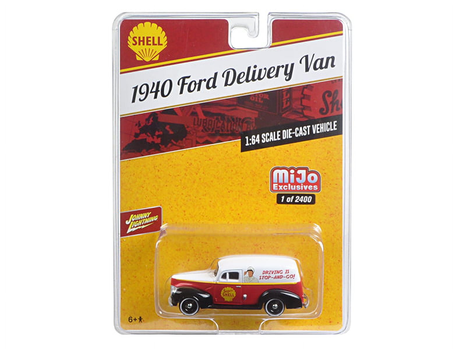 1940 Ford Delivery Van "Shell" 1/64 Diecast Model Car by Johnny ...