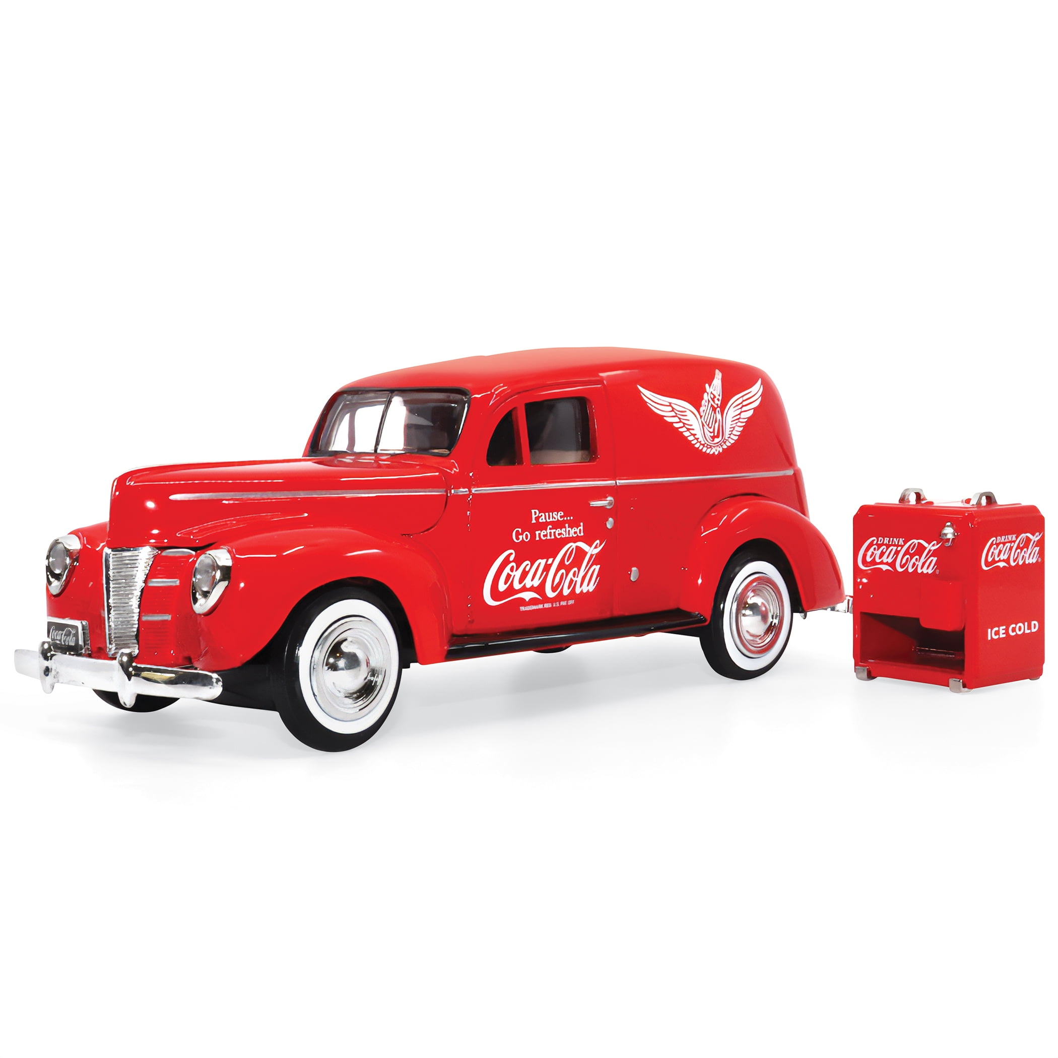 Collections Etc Coca-Cola 1940 Ford Delivery Van Collectible Die-Cast ...