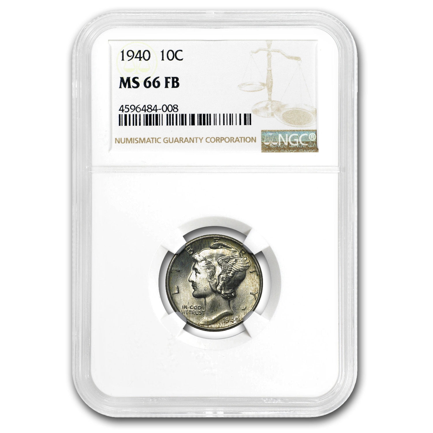 1940 Mercury Dime MS-66 NGC (FB) - Walmart.com