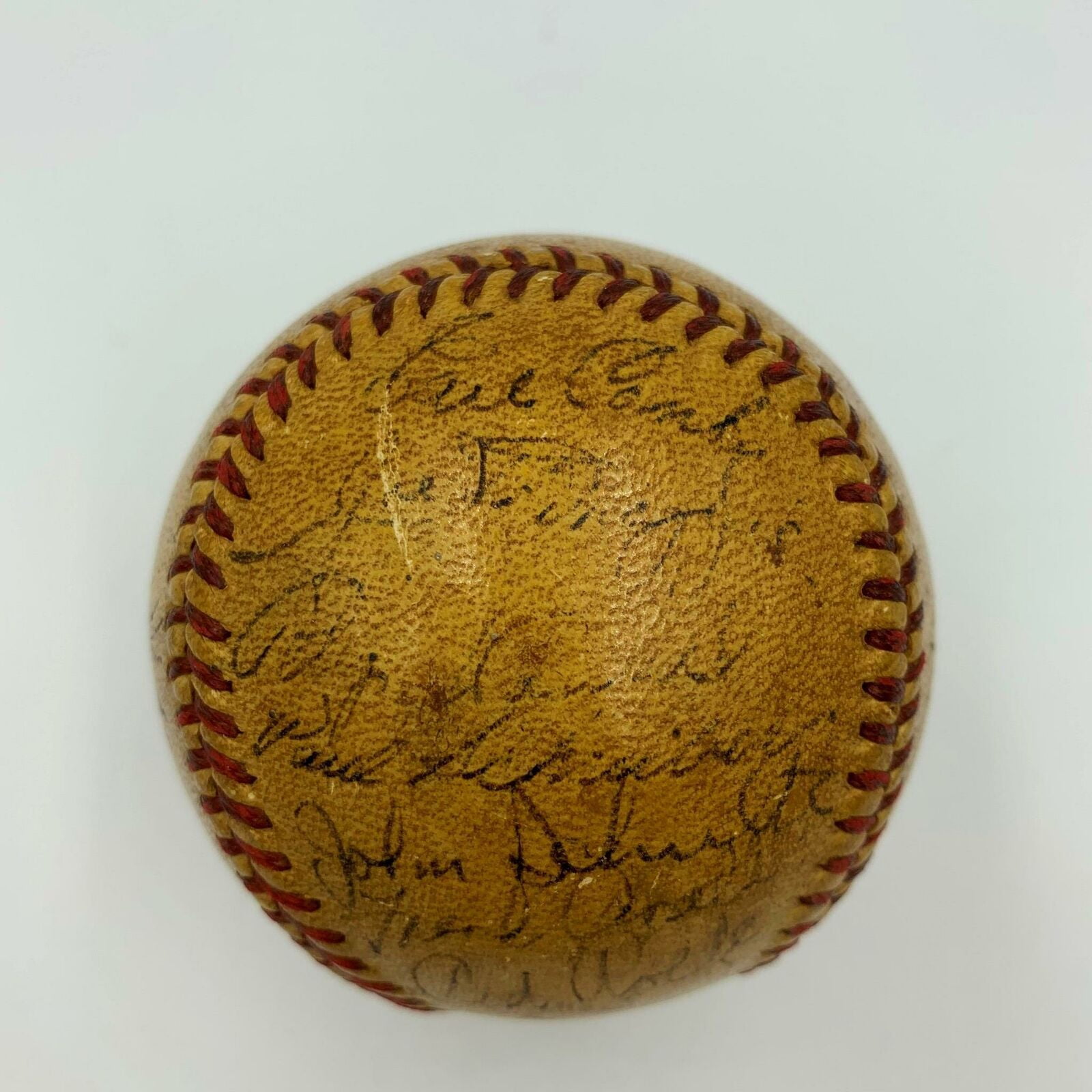 1940 New York Yankees Team Signed American League Baseball Joe Dimaggio ...