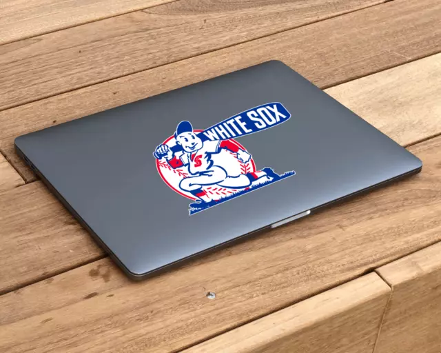1940'S Vintage Chicago White Sox Logo Sticker Phone Decal Water Bottle ...