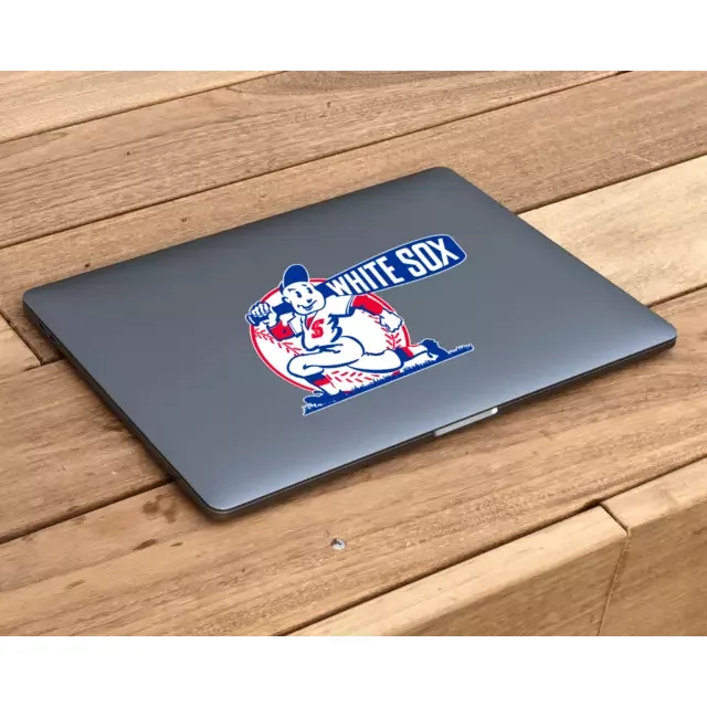 1940'S Vintage Chicago White Sox Logo Sticker Phone Decal Water Bottle ...