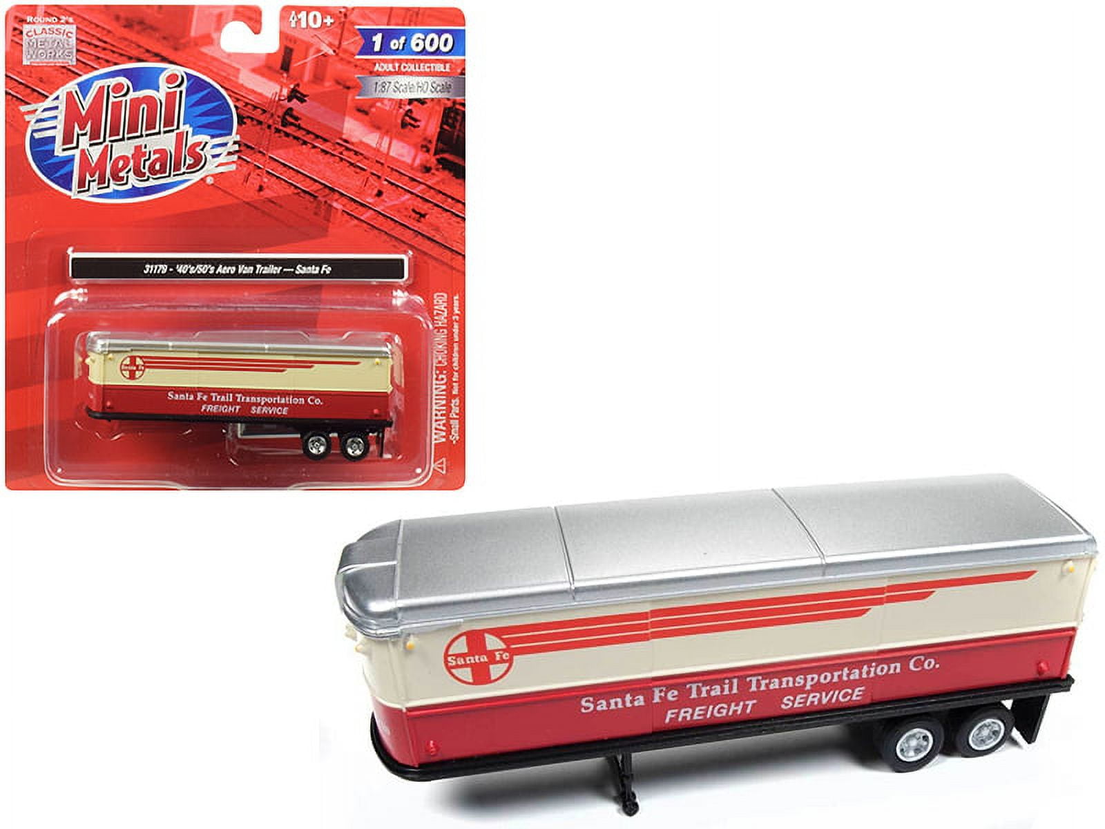 1940's-1950's Aerovan Trailer Santa Fe Trail Transportation Co. Freight ...