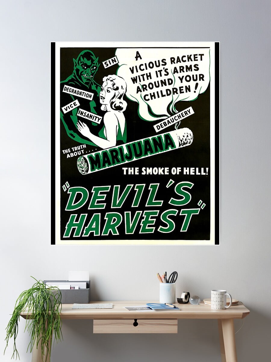 1940S Anti Marijuana Propaganda - She Shoulda Said No Poster Wall Art ...