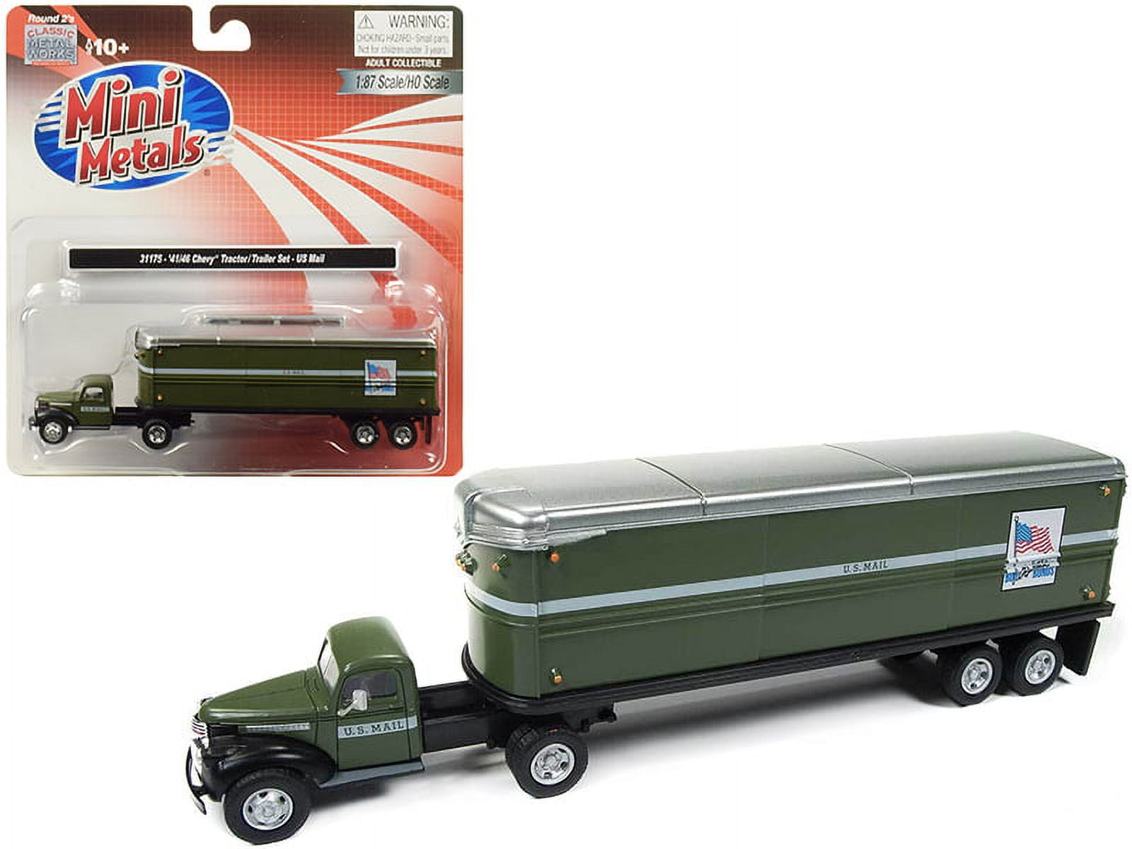 1:87 US MAIL TRACTOR/TRLR - Walmart.com
