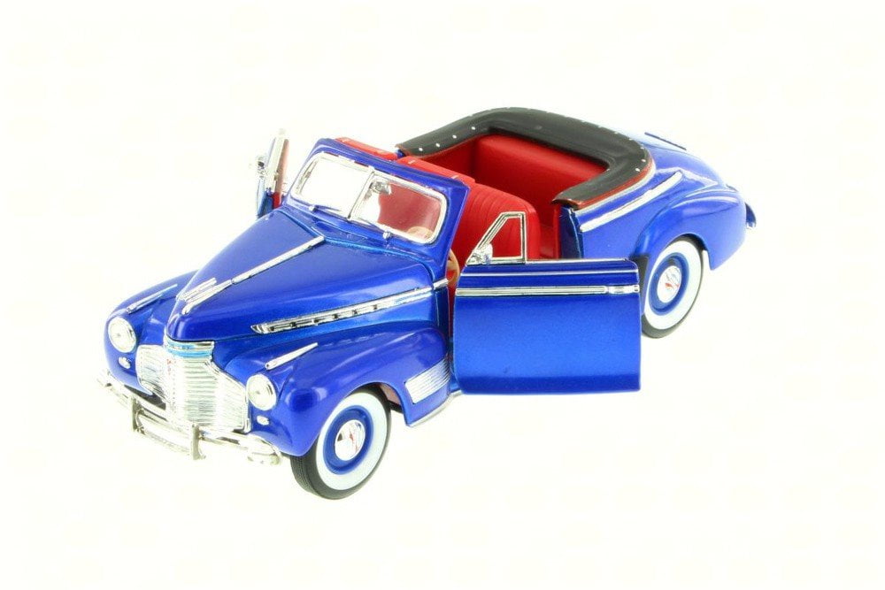 1941 Chevy Special Deluxe Convertible, Blue - Welly 22411WBU - 1/24 ...