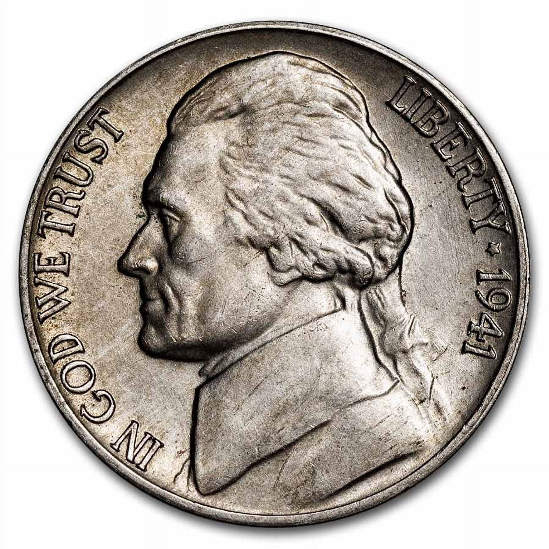 1941-D Jefferson Nickel AU - Walmart.com