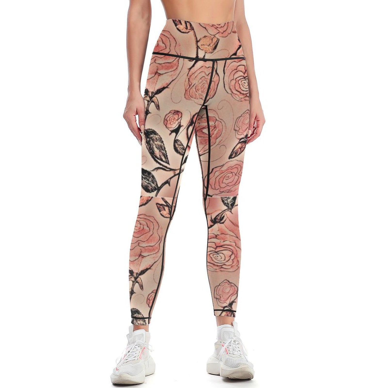 1941 Roses House of Harlequin Leggings Female legging pants Sports pants woman Sports female ...