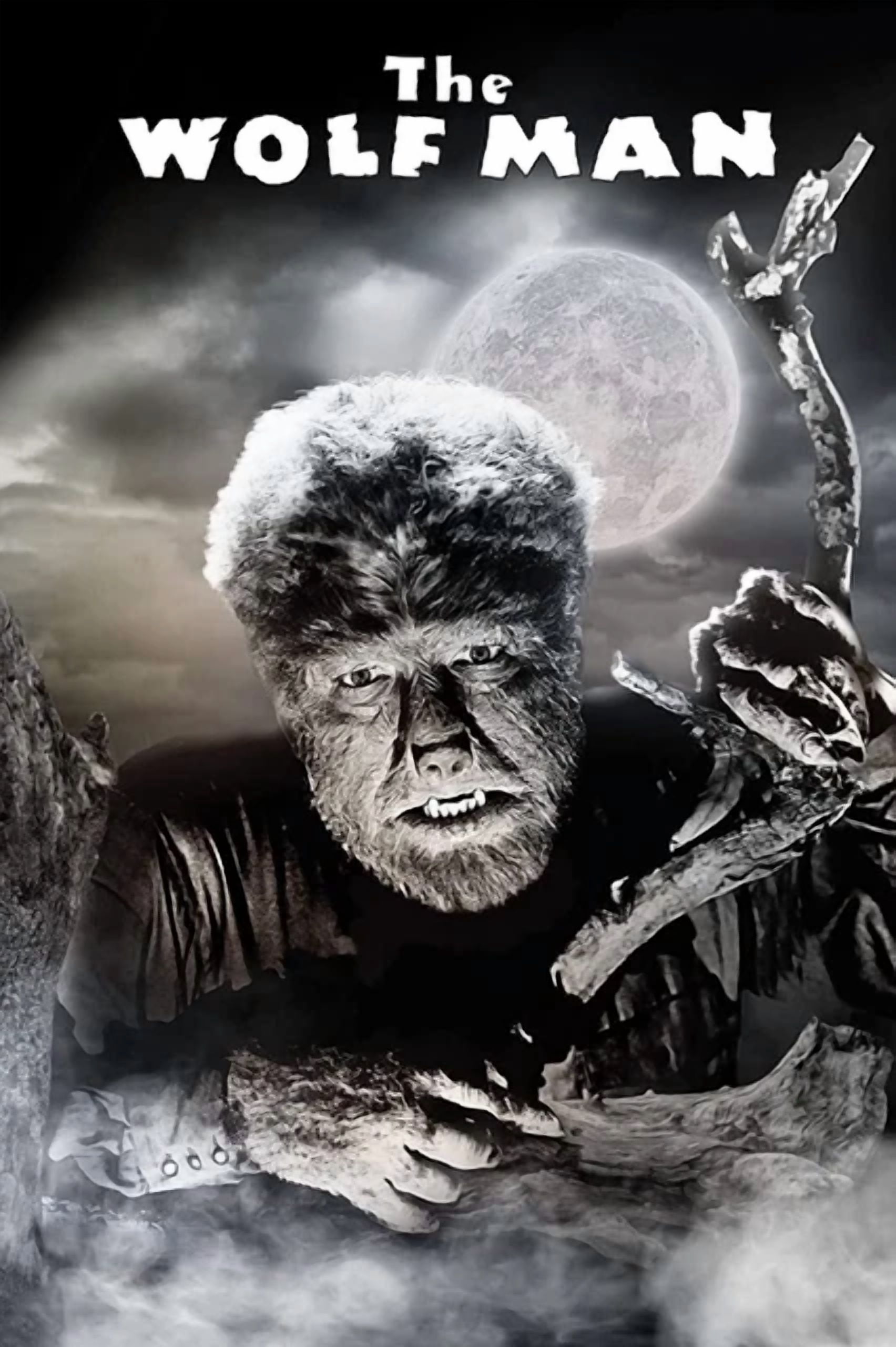 1941 The Wolf Man Movie Poster Lon Chaney Gwen Conliffe Bela Lugosi ...