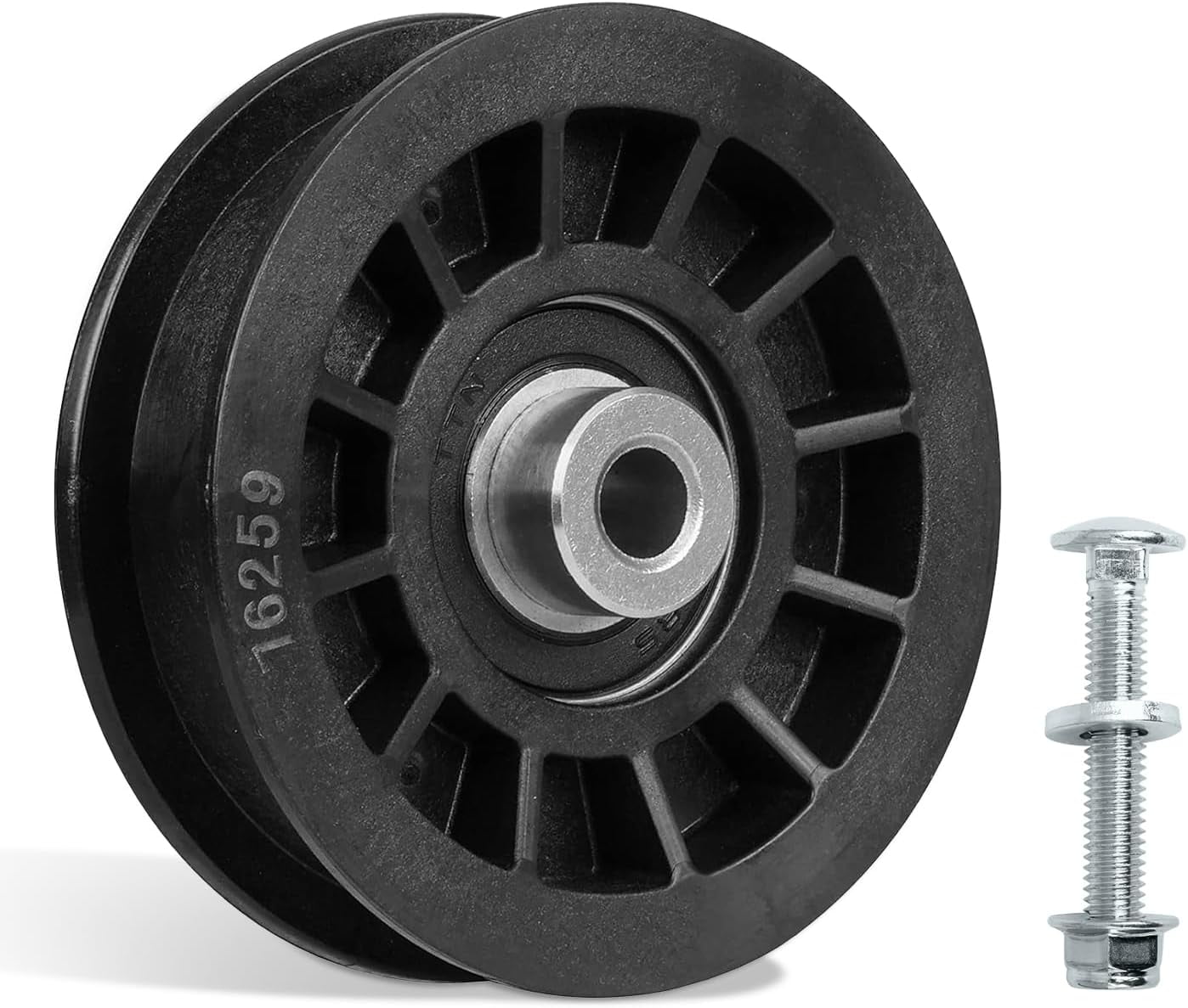 194327 Flat Idler Pulley Fit for Craftsman Riding Mower - Flat Pulley ...