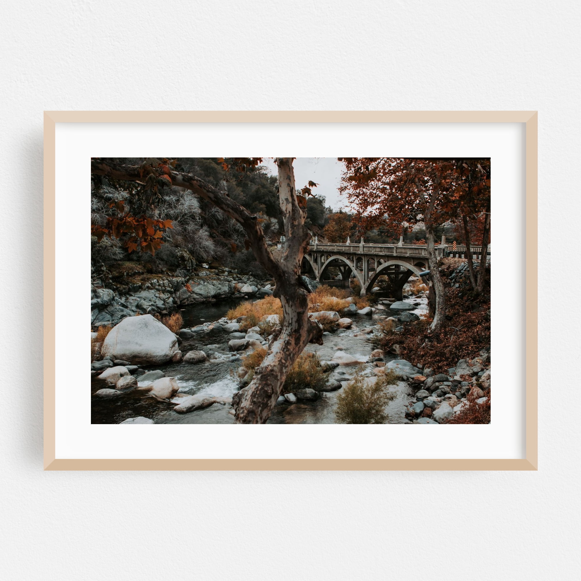 1944 Bridge - Three Rivers California Photography Bridge Autumn ...