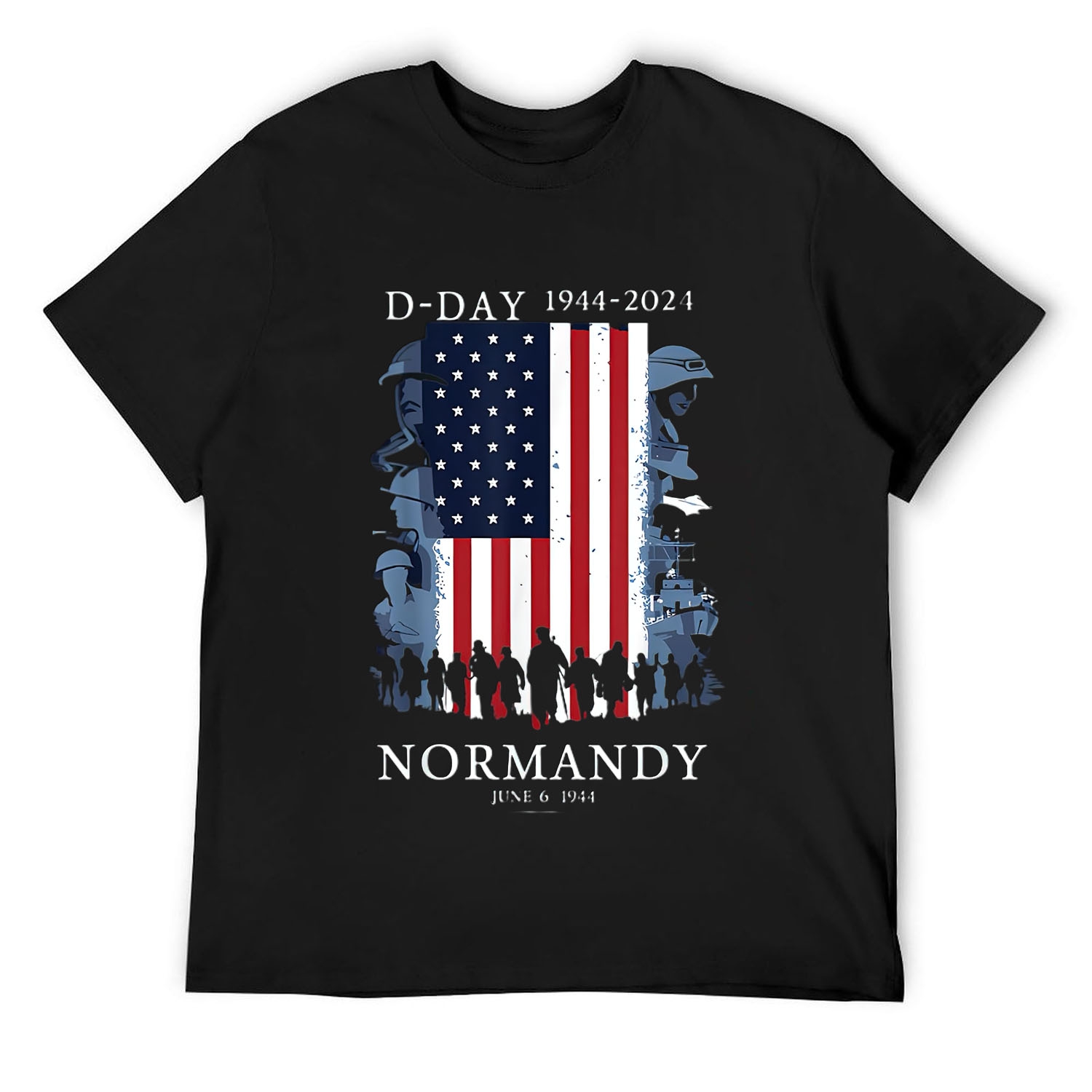 1944 D-Day 2024 80Th Anniversary Normandy Men Mens T-Shirt - Walmart.com
