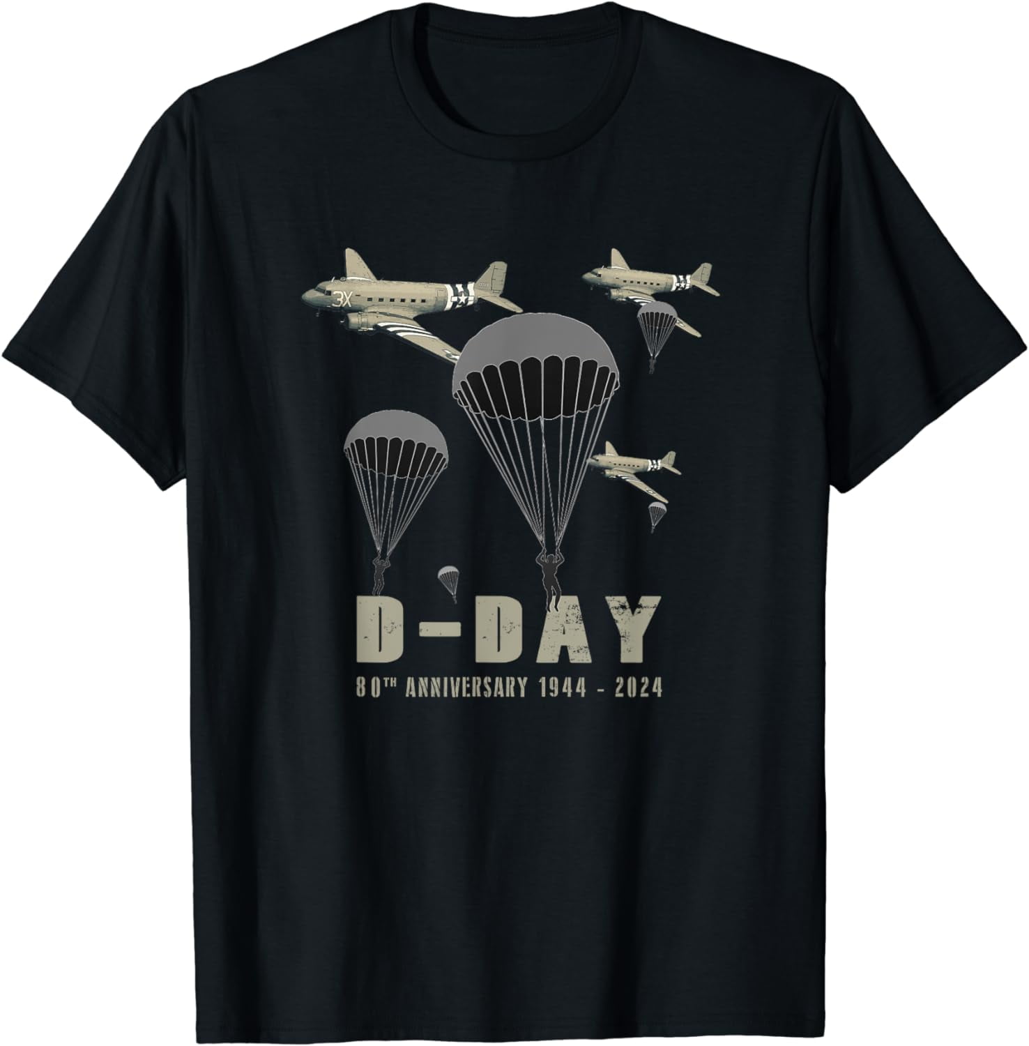 1944 D-Day 2024 80th Anniversary Normandy T-Shirt - Walmart.com