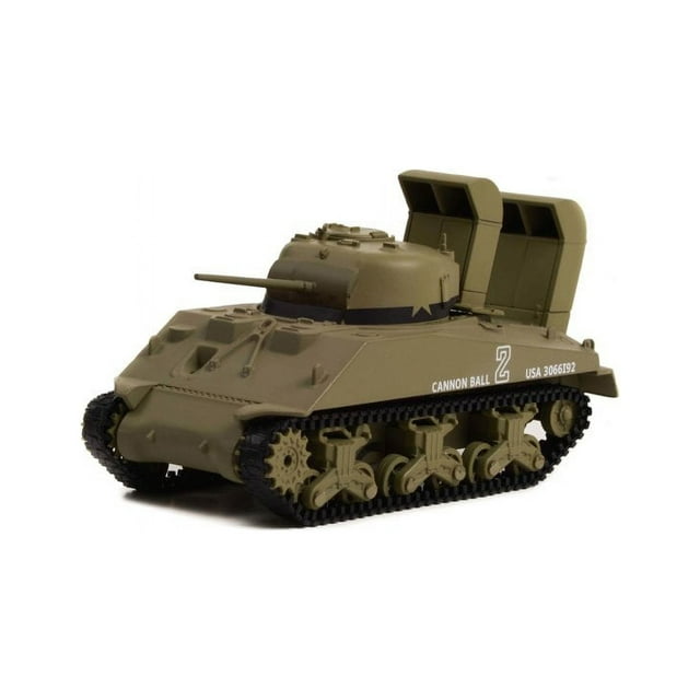 1944 M4 Sherman Tank w/ Deep Wading Gear, U.S. Army WWII - Greenlight ...