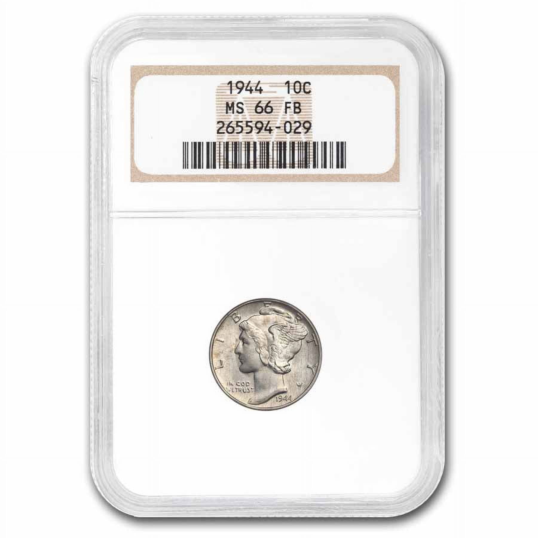 1944 Mercury Dime MS-66 NGC (FB) - Walmart.com