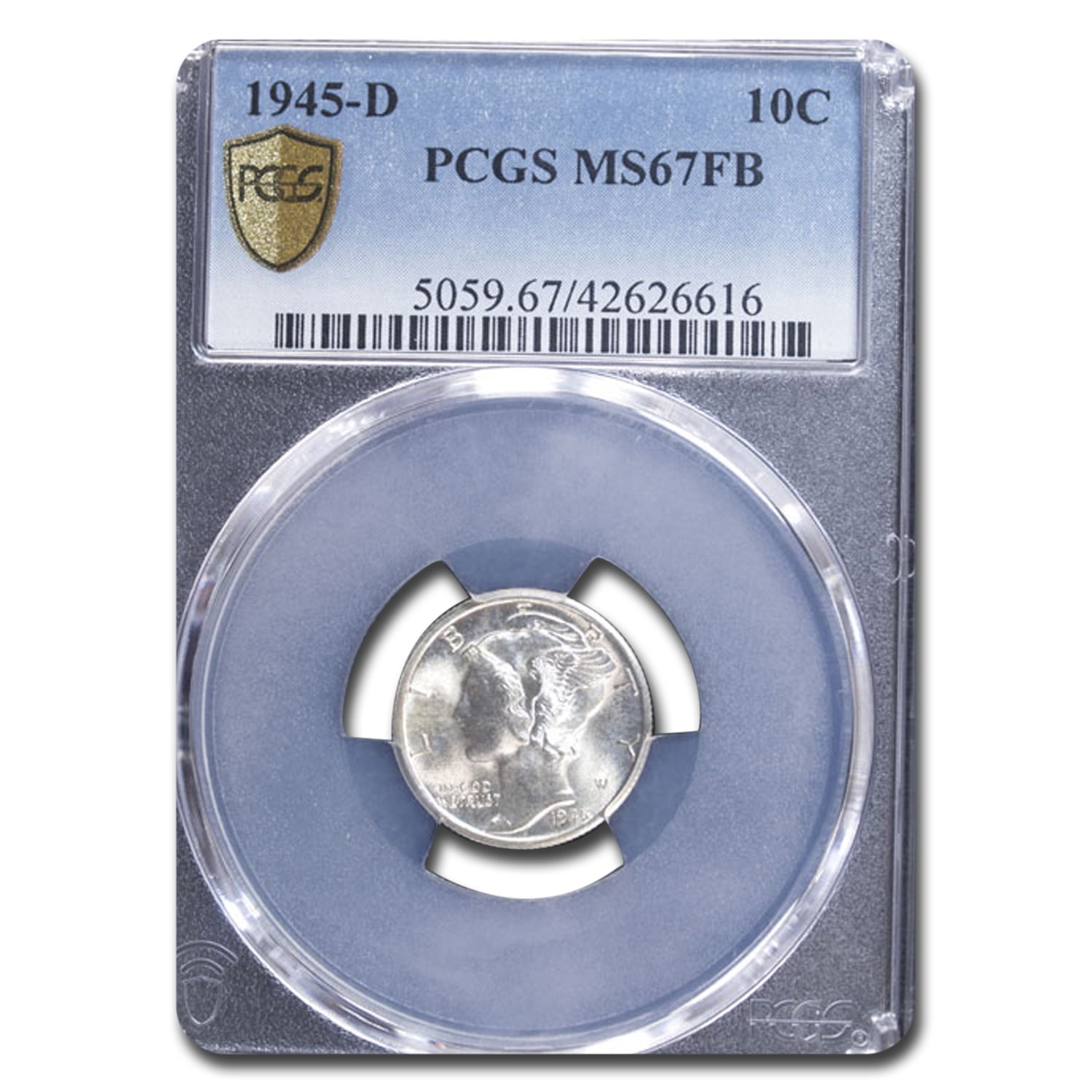 1945-D Mercury Dime MS-67 PCGS (FB) - Walmart.com
