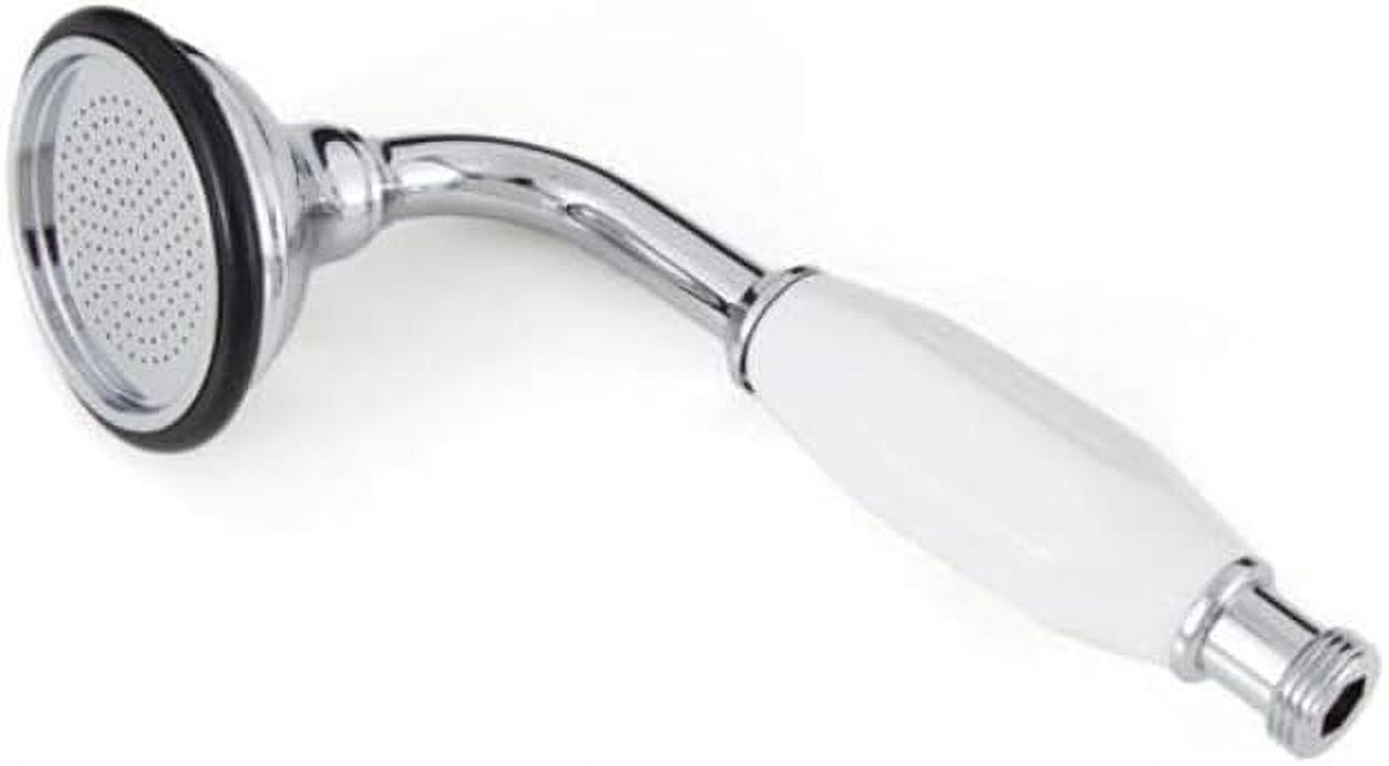194565 1.8 GPM Telephone Hand Shower With Porcelain Handle - Chrome ...