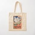 1946 Air France Amérique Du Nord Advertising Canvas Tote Bags, Reusable ...