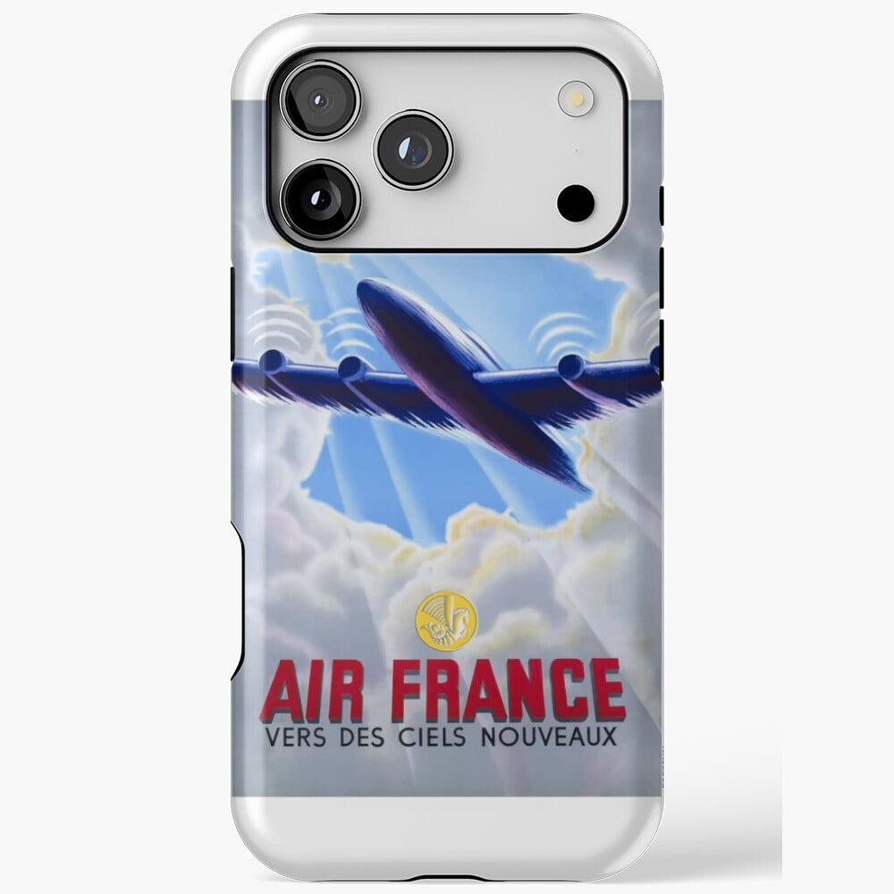 1946 Air France New Skies For iPhone 11-17 Pro Max Phone Tough Case ...