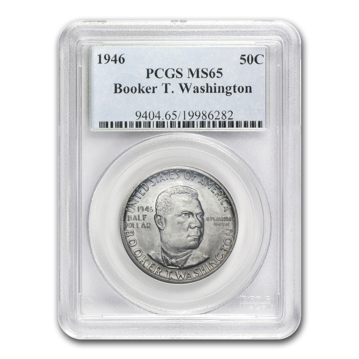 1946 Booker T. Washington Half MS-65 PCGS - Walmart.com