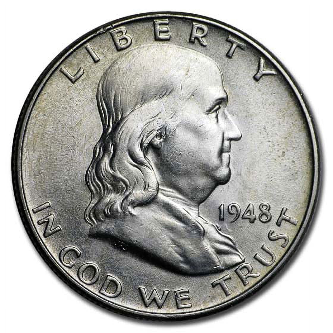 1948-1963 Franklin Half Dollar AU (Random) - Walmart.com