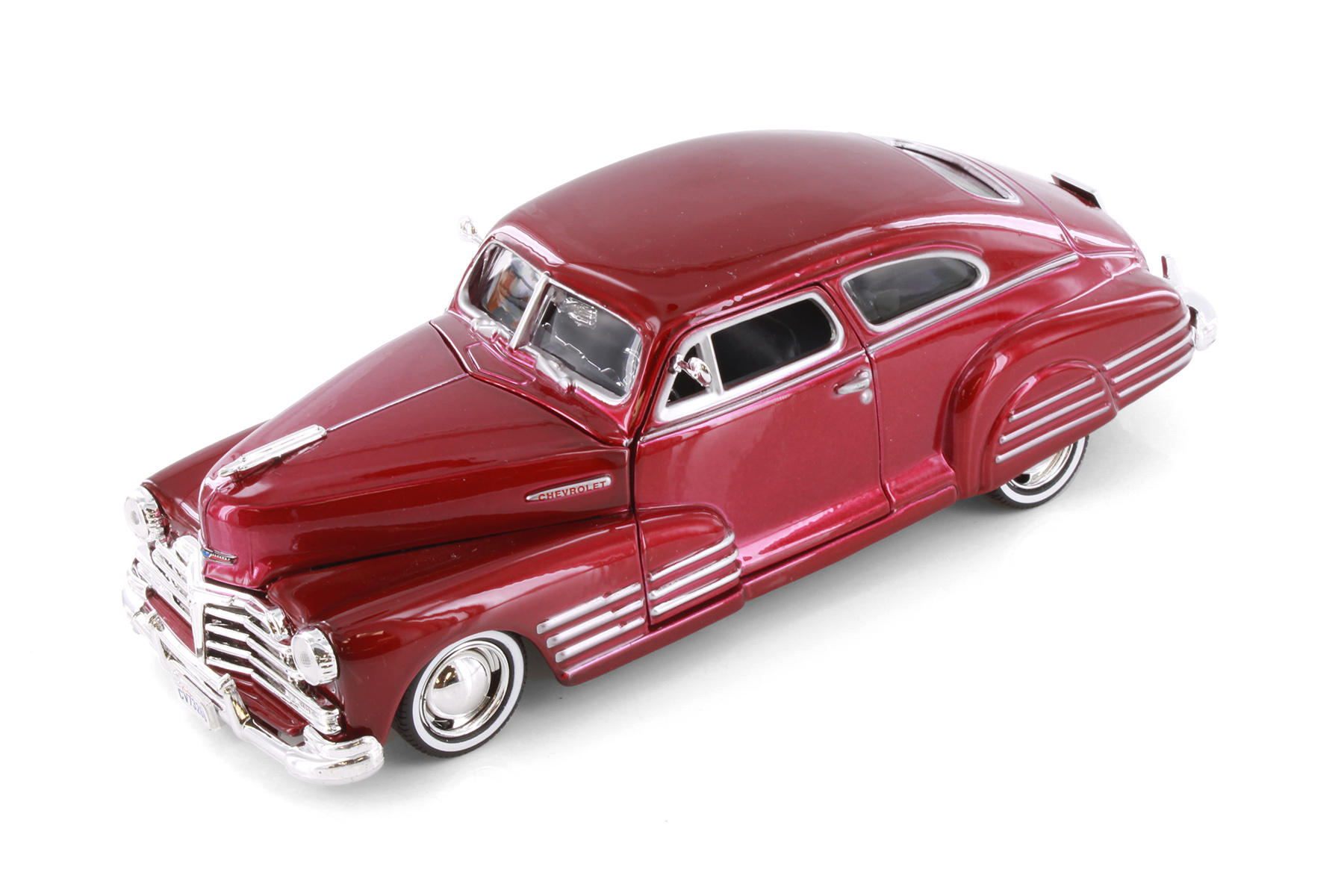 1948 Chevy Aerosedan Fleetline Hardtop, Metallic Red - Showcasts ...
