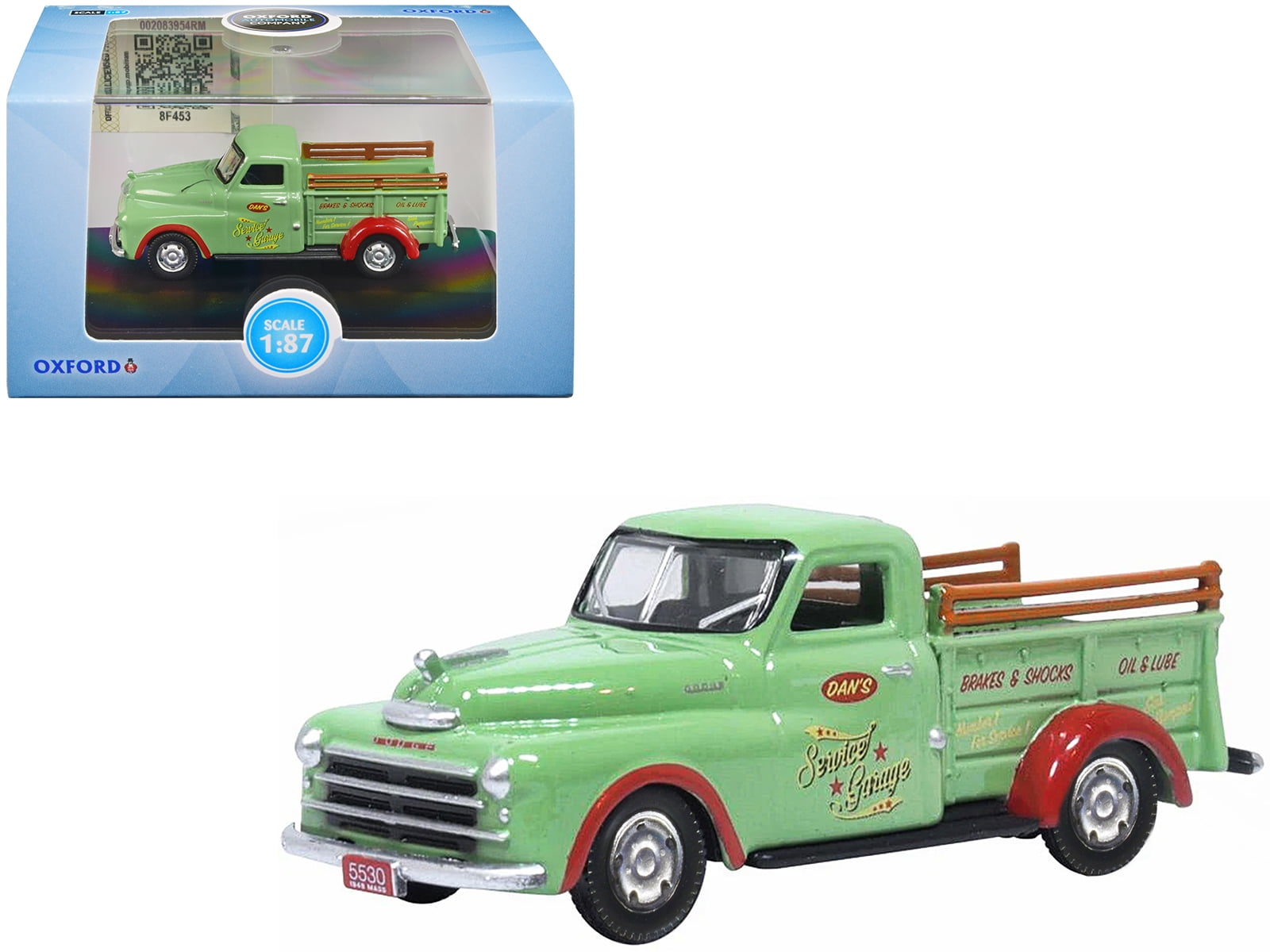 1948 Dodge B-1B Pickup Truck Green "Dan's Service Garage" 1/87 (HO ...