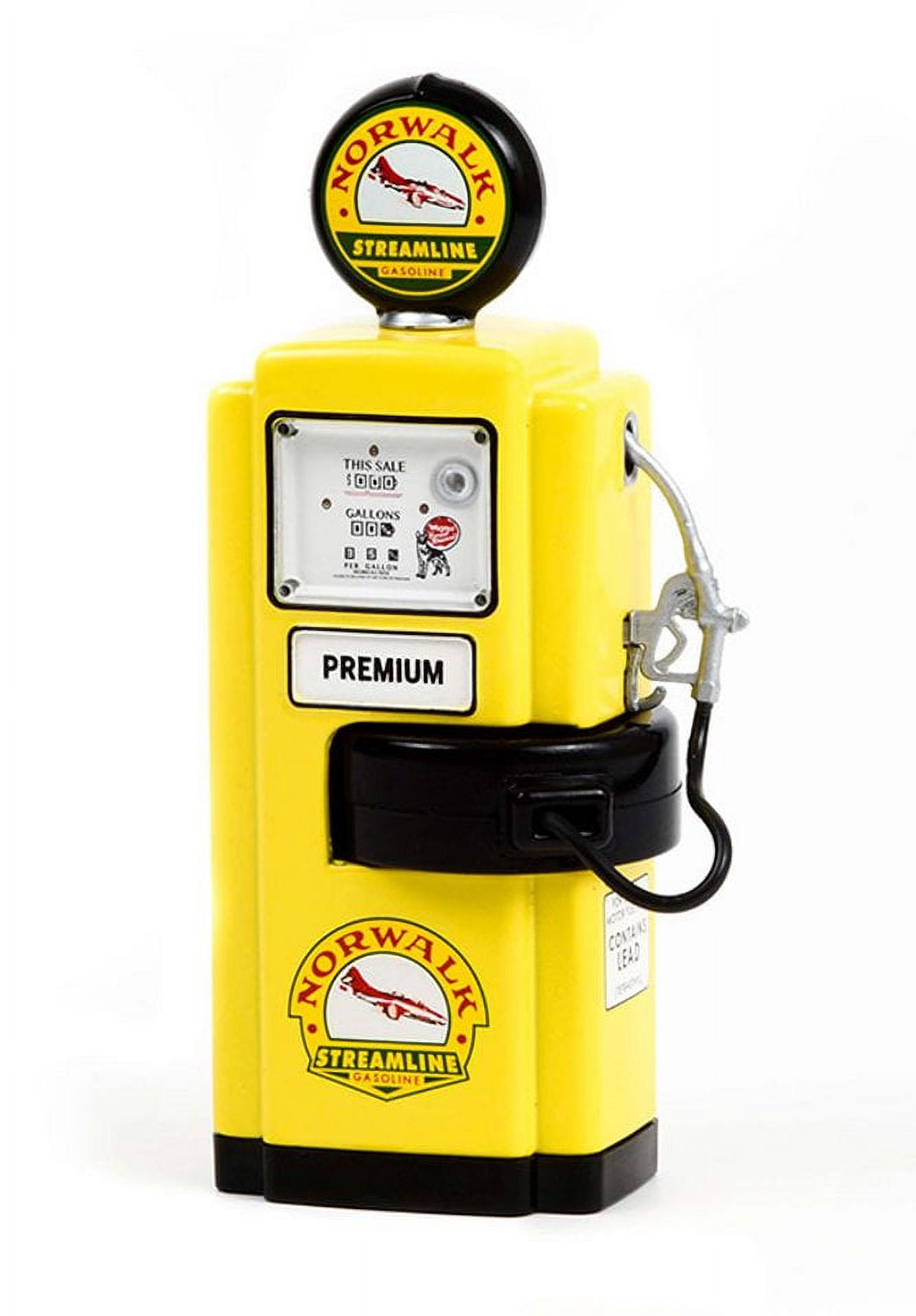 1948 Wayne 100-A Gas Pump Norwalk Gasoline, Yellow, Greenlight 14110A ...