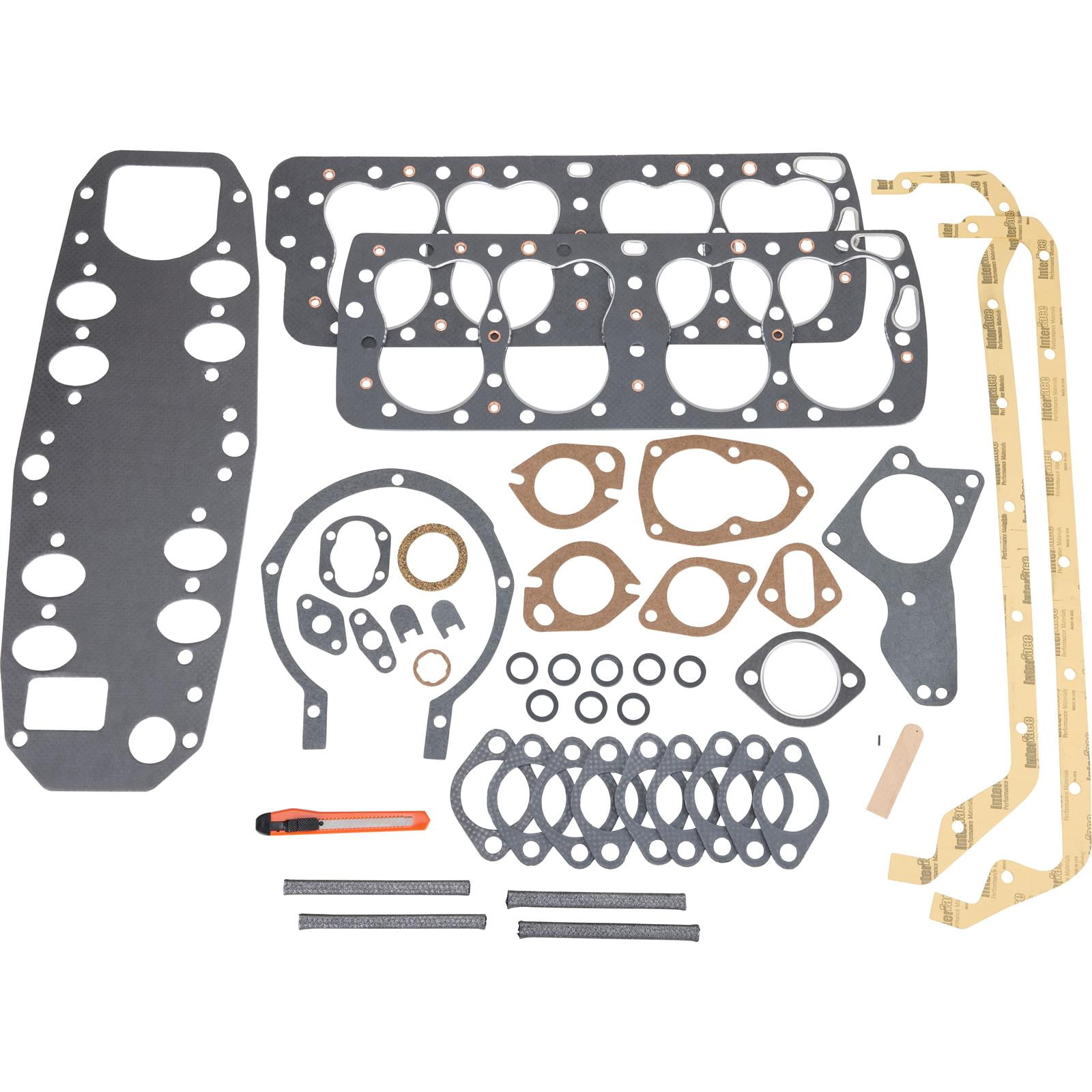 1949-53 Flathead Ford and Mercury Gasket Set, Comprehensive Kit ...