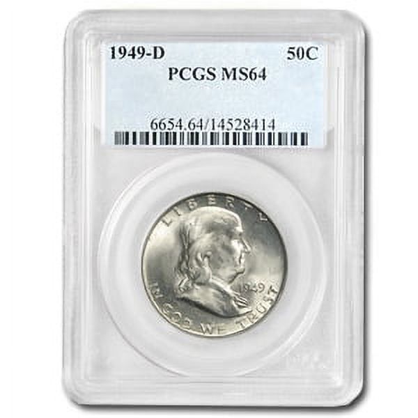 1949-D Franklin Half Dollar MS-64 PCGS - Walmart.com