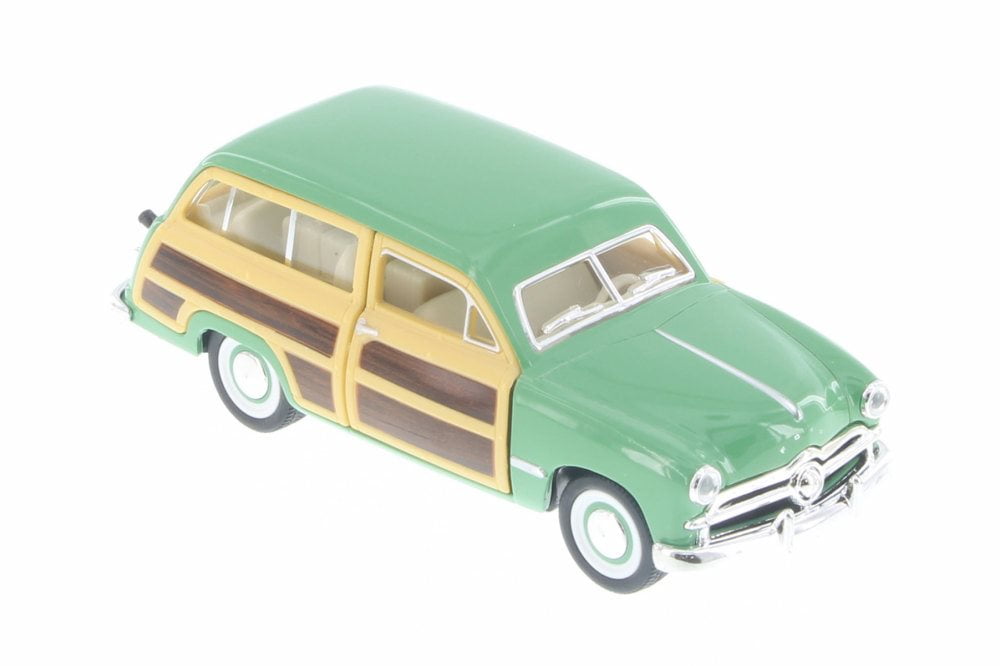 1949 Ford Woody Wagon, Light Green - Kinsmart 5402D - 1/40 Scale ...