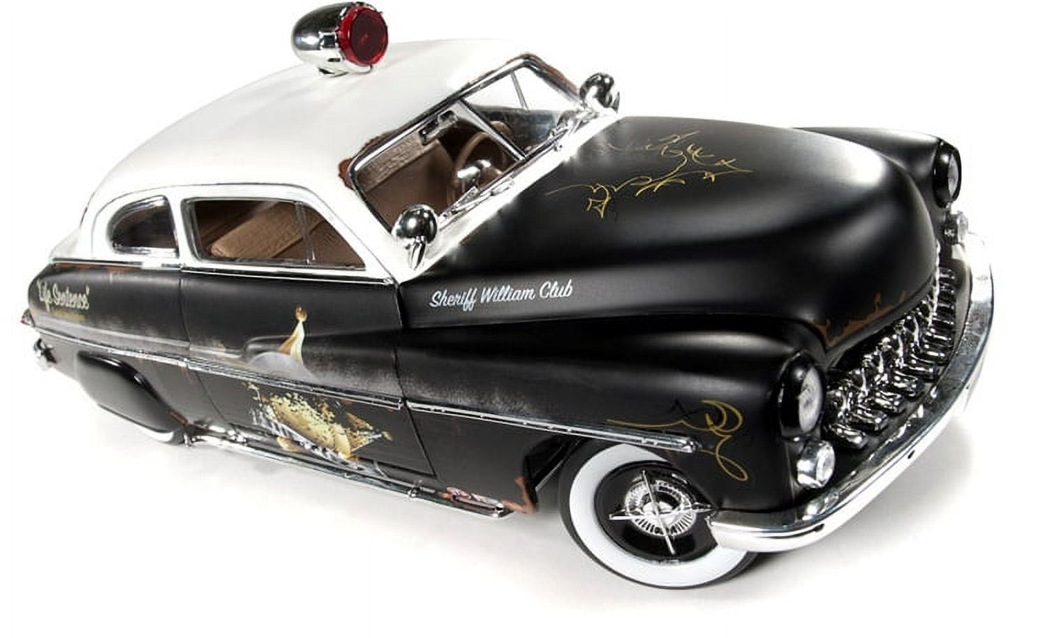 1949 Mercury Rat Rod Police Car Diecast Model Car in 1:18 Scale by Auto ...