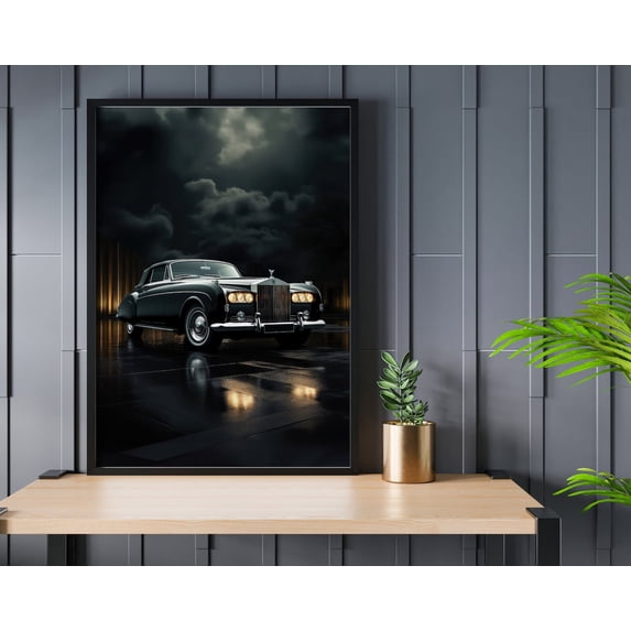 1949 Rolls Royce Dawn Drophead Car Poster Rolls Royce Posters Gifted ...