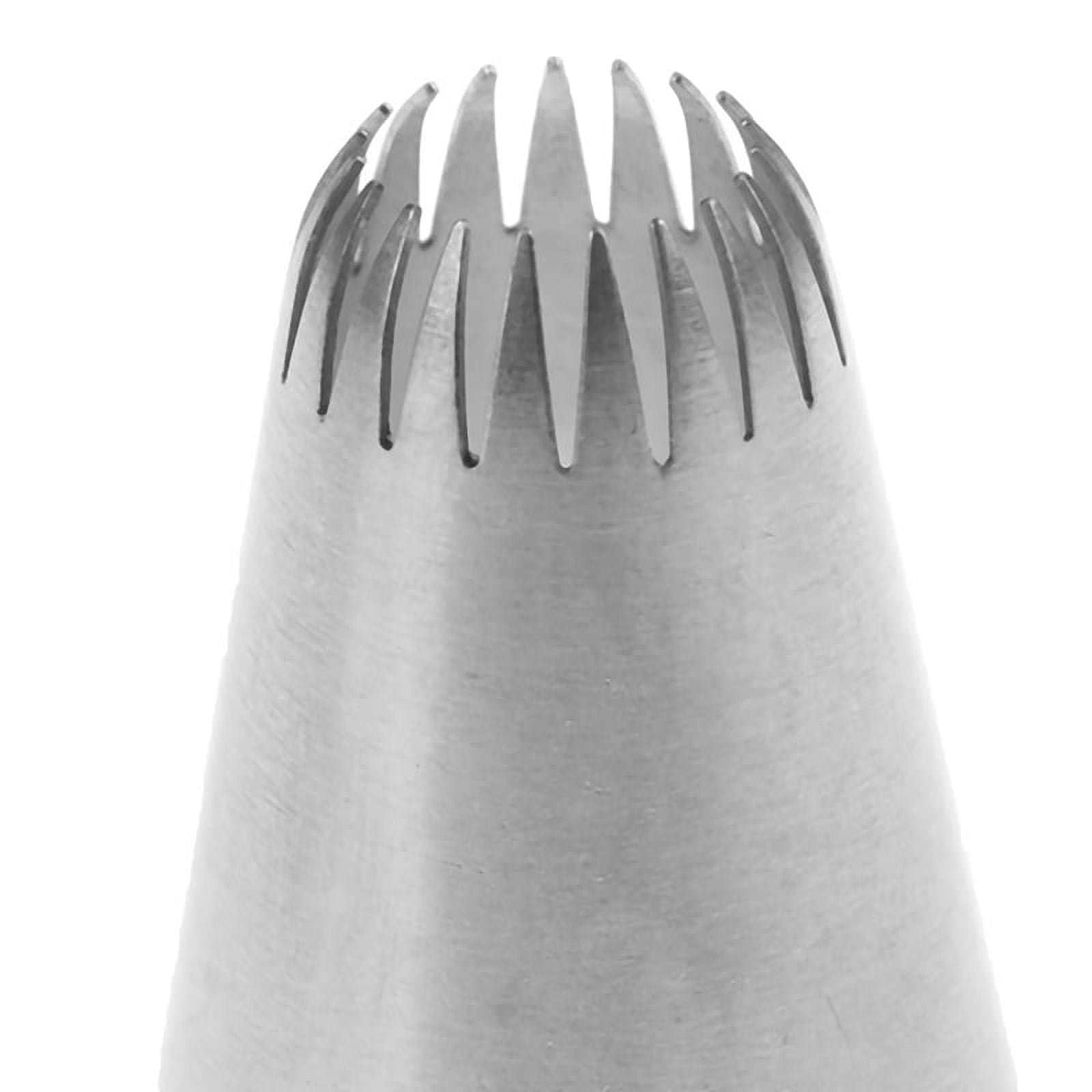 #195 Cake Head Metal Icing Piping Nozzles Stainless Steel Cake Cream ...