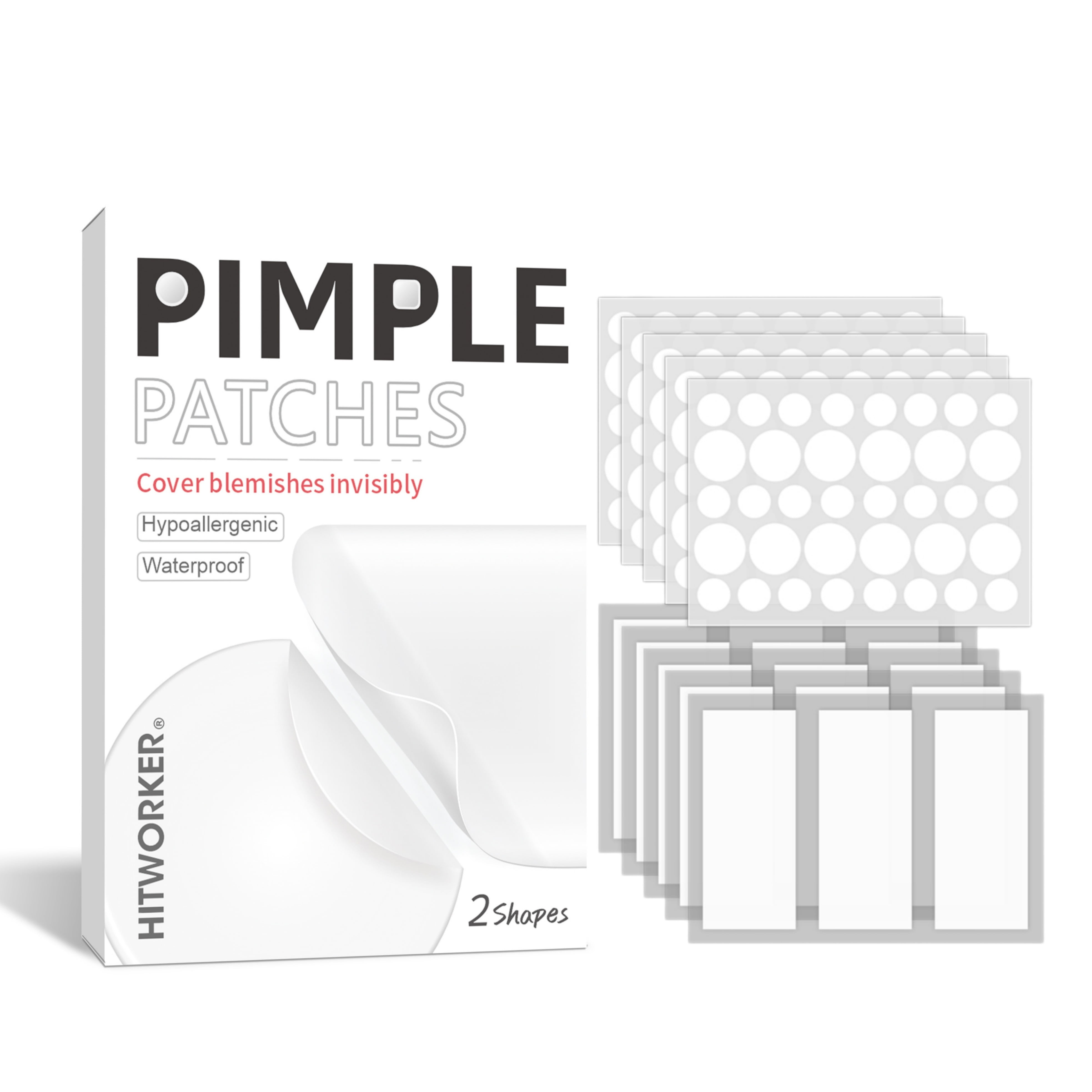 195-Piece Pore Cleansing Pimple Patch Set for All Skin Types – Unisex ...