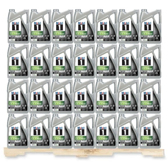 (195 pack) Mobil 1 Advanced Fuel Economy Full Synthetic Motor Oil 0W-20 ...