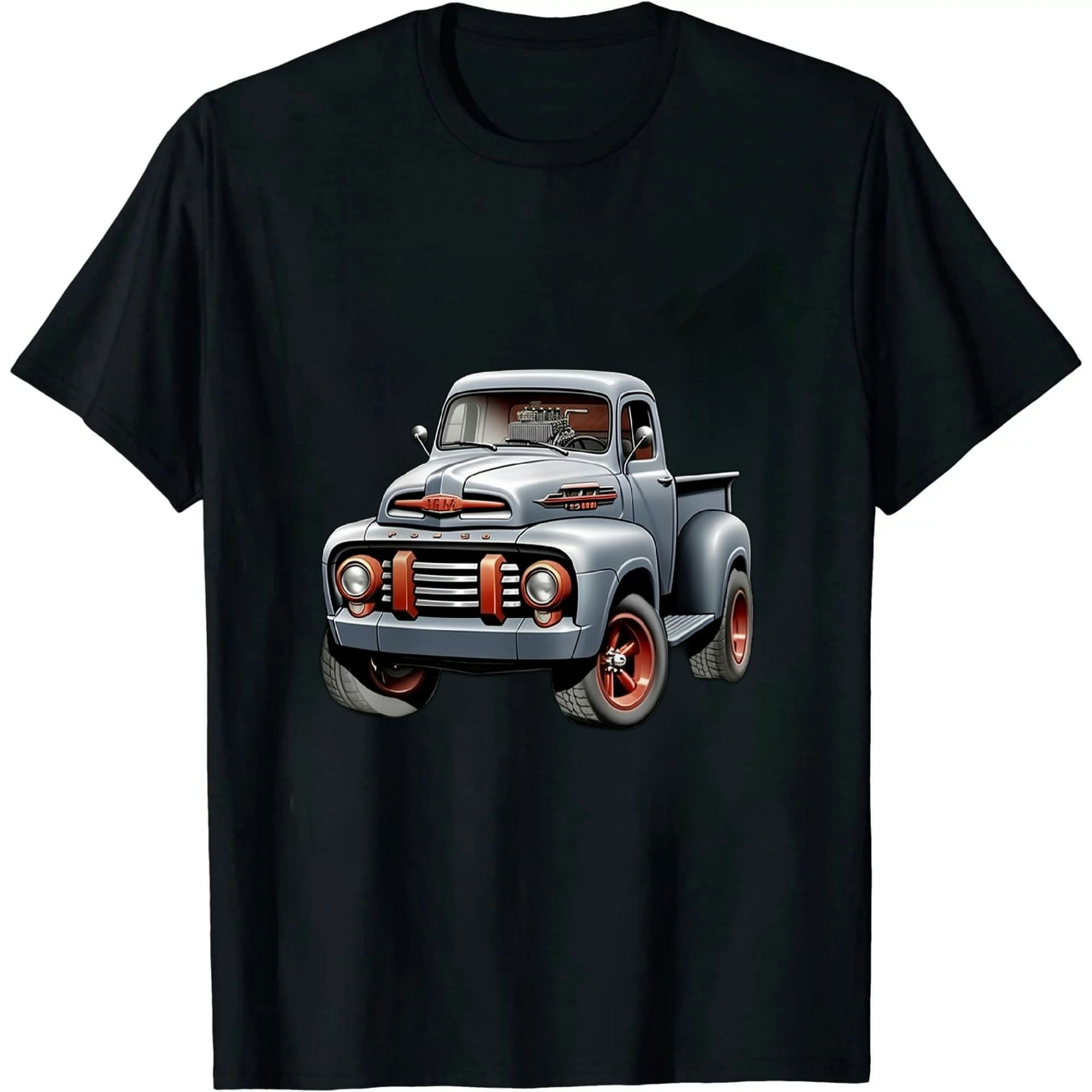 1950 1951 1952 Ford F1 F-1 Pickup Truck Full Color Design Tshirt1747 ...