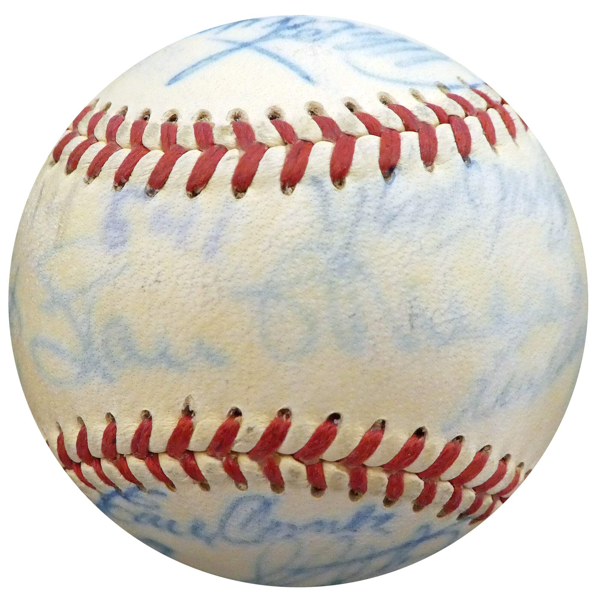 1950 Spring Training Autographed Official NL Baseball With 22 Total ...