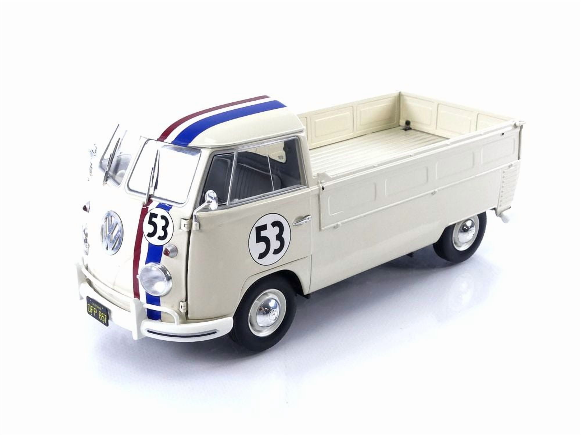 1950 Volkswagen T1 Pickup Truck Racer #53 Cream with Stripes 1/18 ...