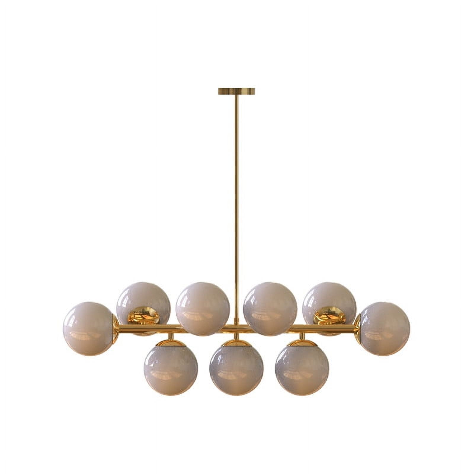 1950's Mid Century Linear Ceiling Light , Modern Stylish Linear Globe ...