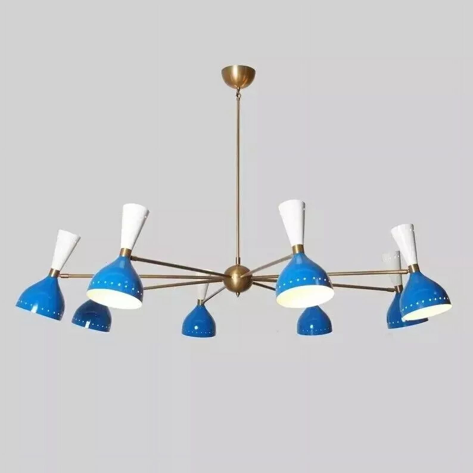 1950's Mid Century Modern Light Shade Sputnik Italian Chandelier Light ...